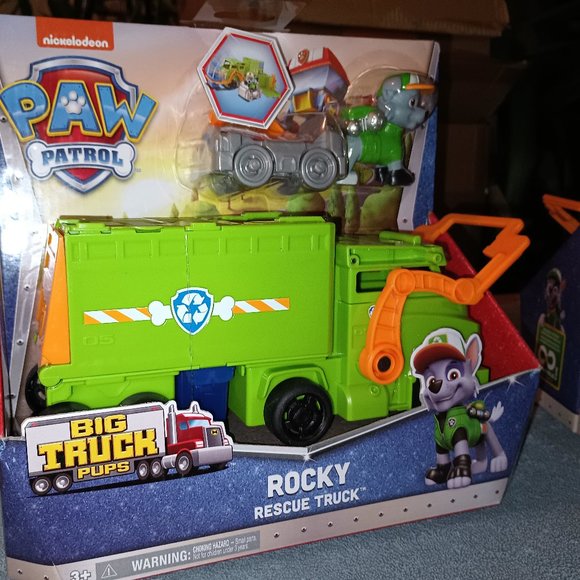 Paw Patrol | Toys | New Paw Patrol Big Truck Pups Rocky Rescue Truck ...